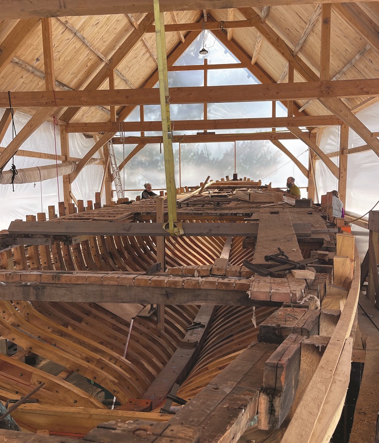 Schooner Hindu rebuild project Archives - The Provincetown Independent