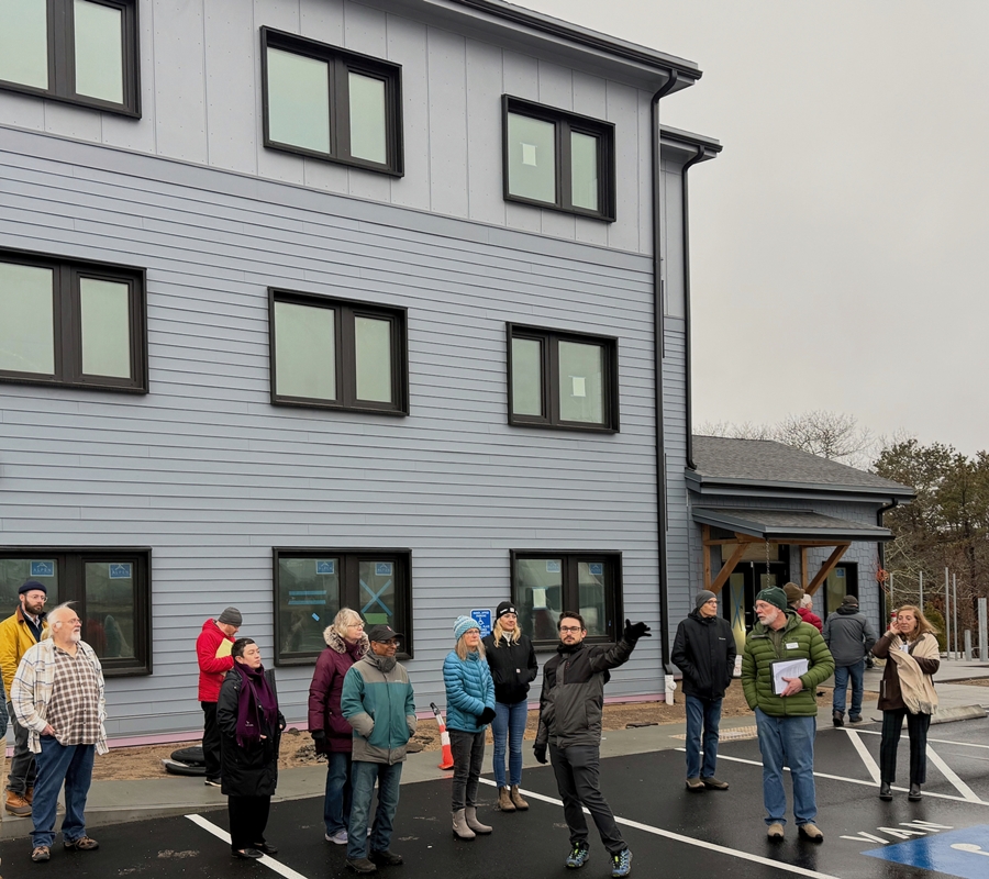 Town Leaders Tour Lawrence Hill Apartments - The Provincetown Independent